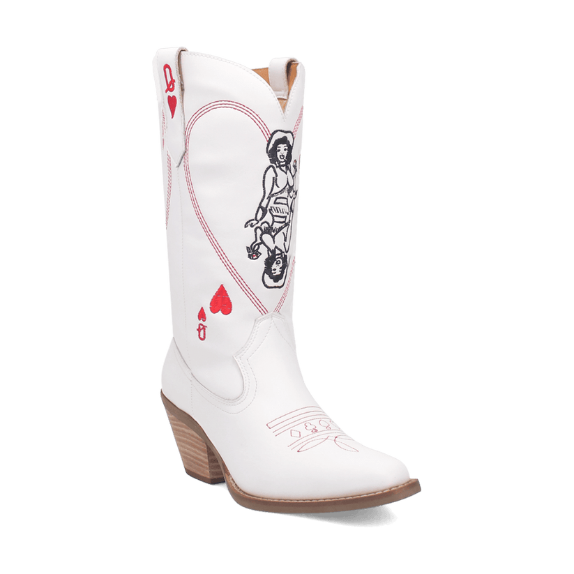 QUEEN A HEARTS LEATHER BOOT – Dingo1969