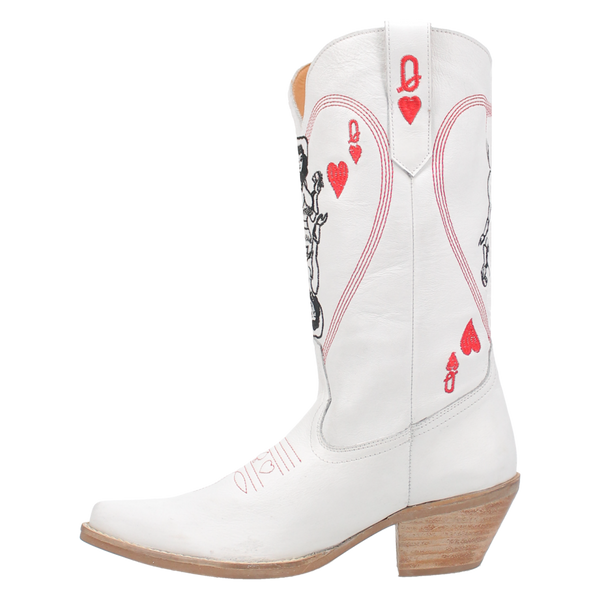 QUEEN A HEARTS LEATHER BOOT | Dingo1969